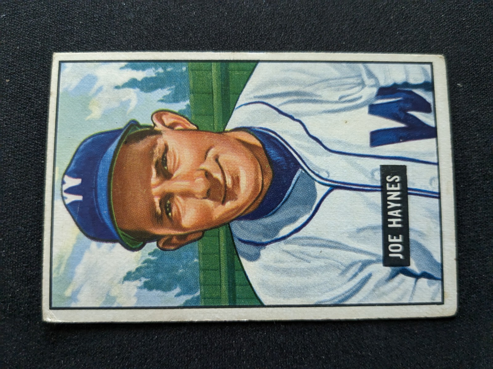 1951 Bowman Baseball Card # 240 Joe Haynes - Washington Senators (VG ...