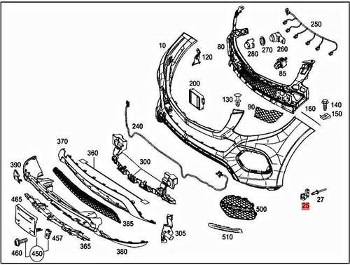 Genuine MERCEDES W166 GLE W166 M-CLASS Bracket 1668855314 | eBay