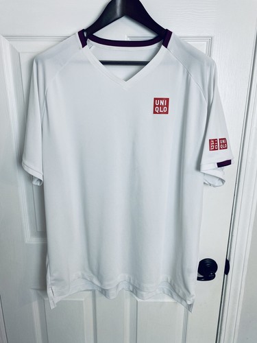 Uniqlo Roger Federer RF 2020 Australian Open DRY-EX Tennis Shirt XXL ...