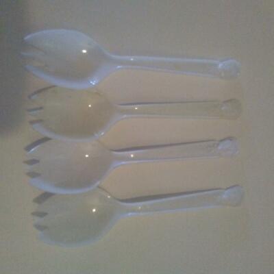 Colonel Saunders KFC Kentucky Fried Chicken Plastic Fork Spoon Vintage ...