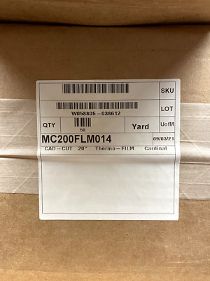 Stahls Cad-Cut Thermo Film Heat Transfer Vinyl-20-Cardinal 20in x 1 ...