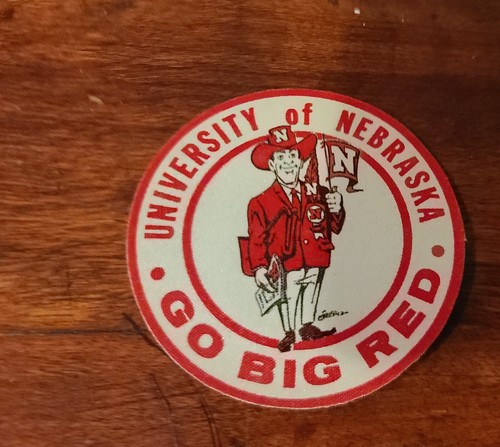 Vintage 1970's Harry Husker University of Nebraska Cornhusker Sticker ...