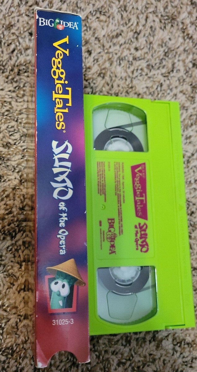 Veggietales Sumo Da Opera Vhs Veggietales Sumo Of The Opera Vhs
