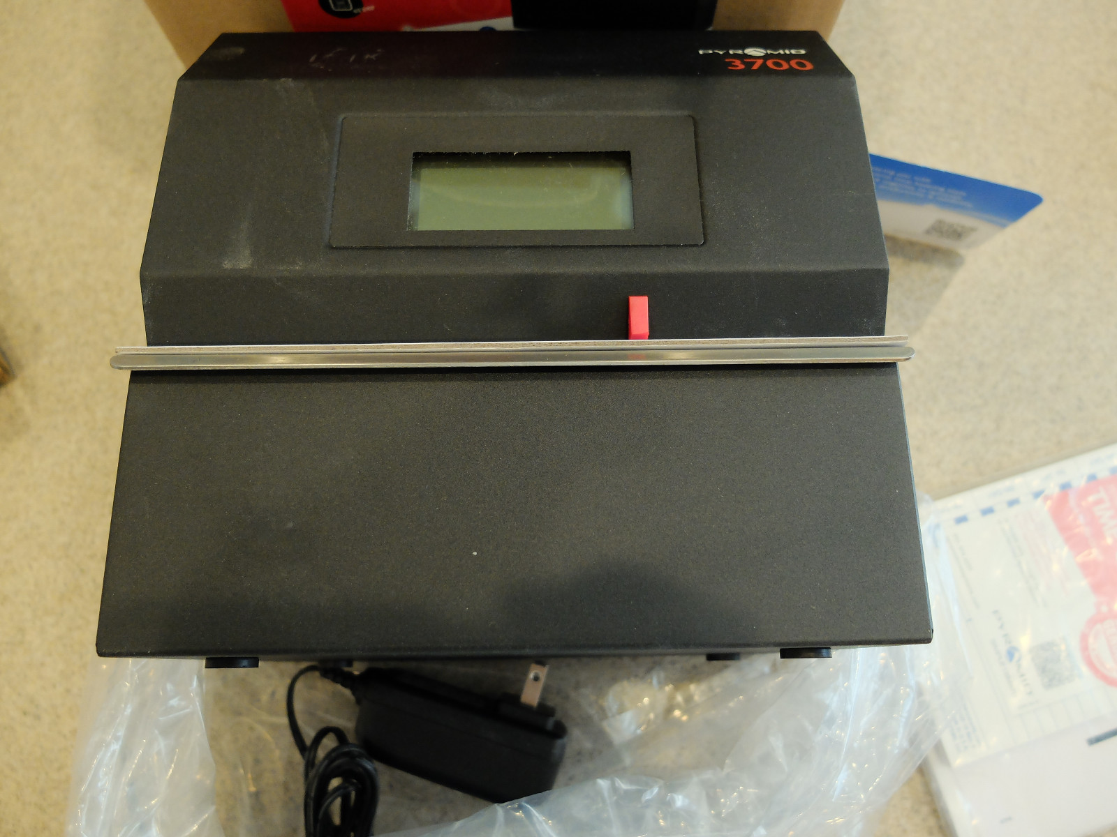 Pyramid 3700 Heavy Duty Steel Time Clock and Document Stamp - Made in ...