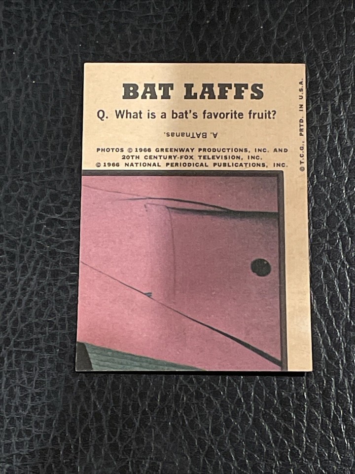 1966 Topps Batman Color Bat Laffs Card #52 Catwoman | eBay