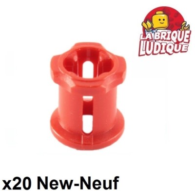 Lego technic 20x Technic Bush coussinet bague rouge/red 3713 NEUF | eBay