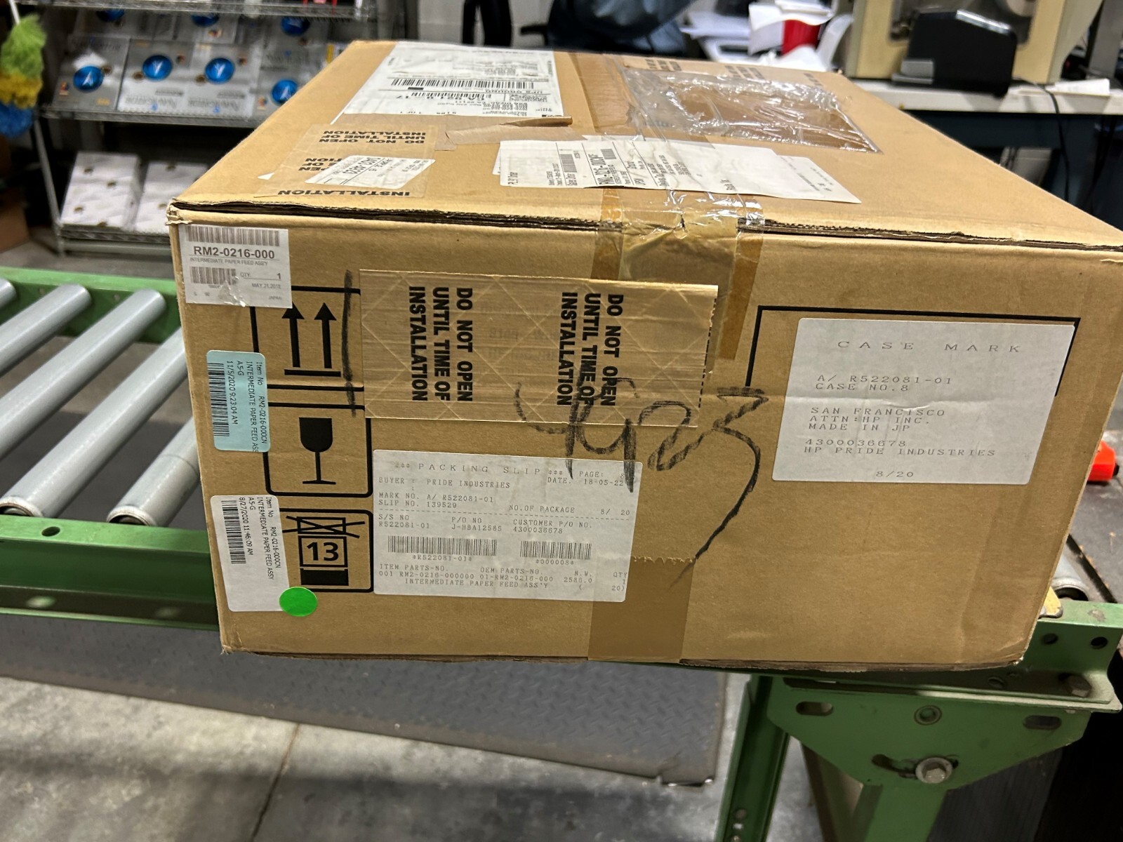 RM2-0216 HP INTERMEDIATE PAPER TRANSFER UNIT for sale online | eBay