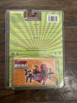 Barney Rocks! Cassette Tape Backyard Gang 1991 VERY RARE OOP NEW! (VHS ...