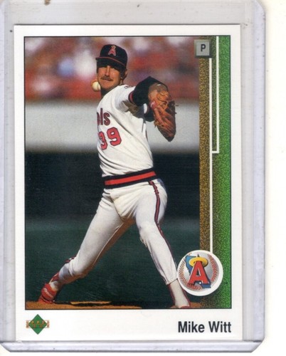 1989 Upper Deck - #555 Mike Witt Los Angeles Angels baseball card | eBay