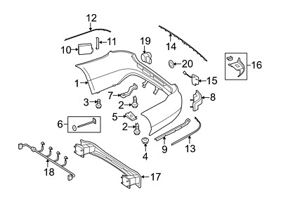 Genuine OEM Blind Spot Detection System Sensor Bracket for Mercedes ...