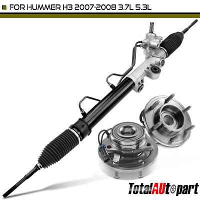 3x Power Steering Rack and Pinion Hub Bearing Fit for Hummer H3 2006 ...