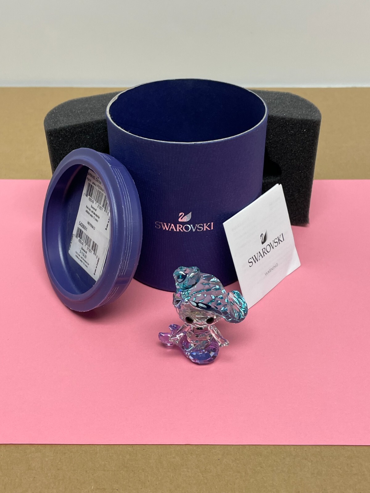 Swarovski (5428001) Multicolor Crystal Mermaid Figurine for sale online ...