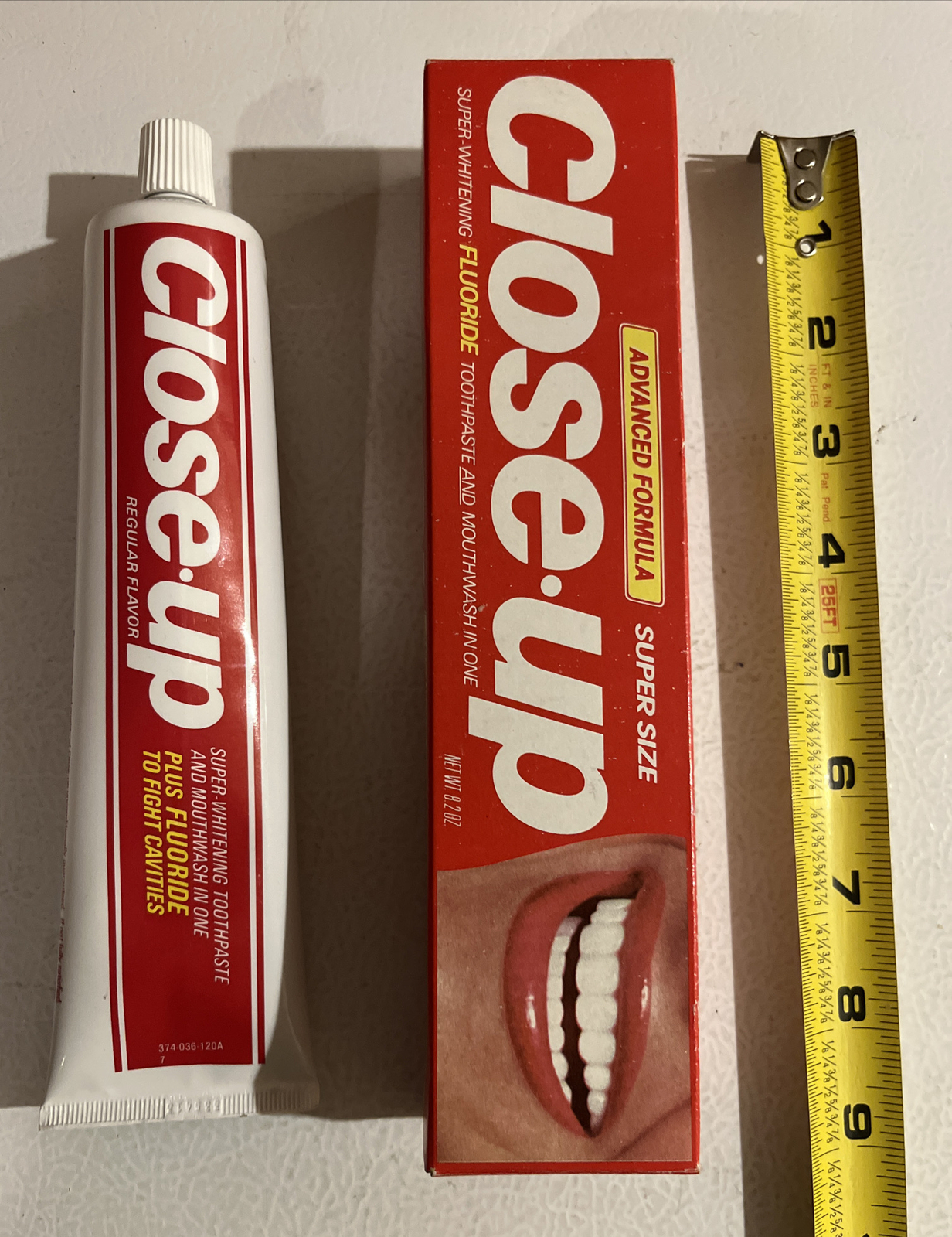 Vintage 1979 Super Size 8 oz Close Up Toothpaste Tube Box Full Unopened ...