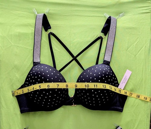 Victorias Secret Set Rhinestone 32B Bombshell add 2c/Small Dual Strap ...