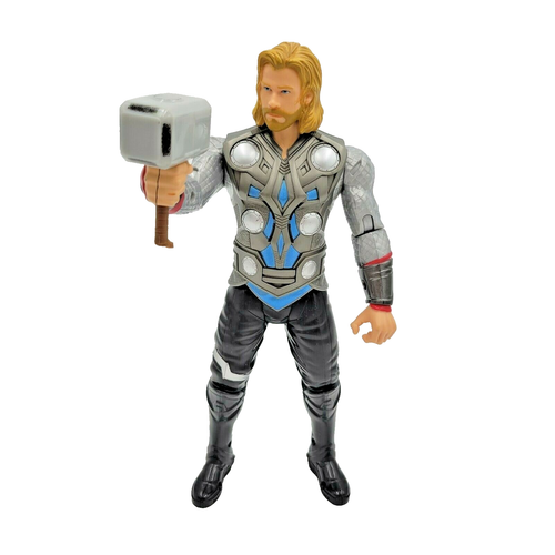 Genuine Marvel Hasbro 2011 Talking Light Up Thor 12" Movable Limbs ...