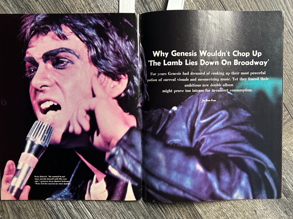 Circus Magazine March 1975 Vintage Kiss Aucoin Genesis Peter Gabriel ...