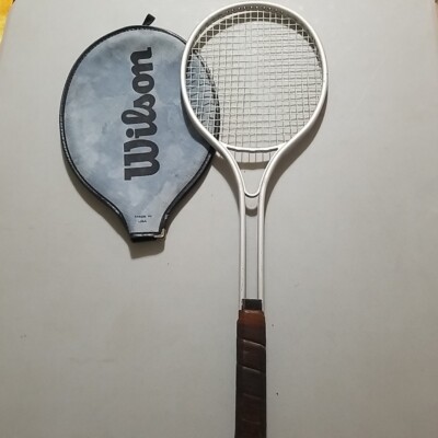 Vintage Wilson Metal Tennis Racket With Blue Cover Made In the USA | eBay