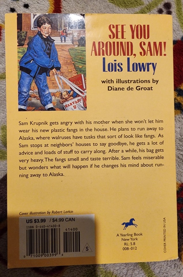 See You Around, Sam! By Lois Lowry | eBay