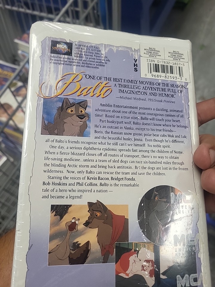 Balto (VHS, 1999, Clamshell) 96898259330| eBay