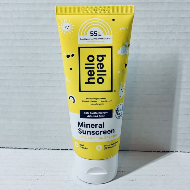 Hello Bello Mineral Sunscreen 50 SPF 3oz Each for sale online | eBay