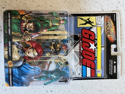 New GI Joe 2005 Scarlett V4 / Cobra Commander V23 / Breaker V3 Comic ...