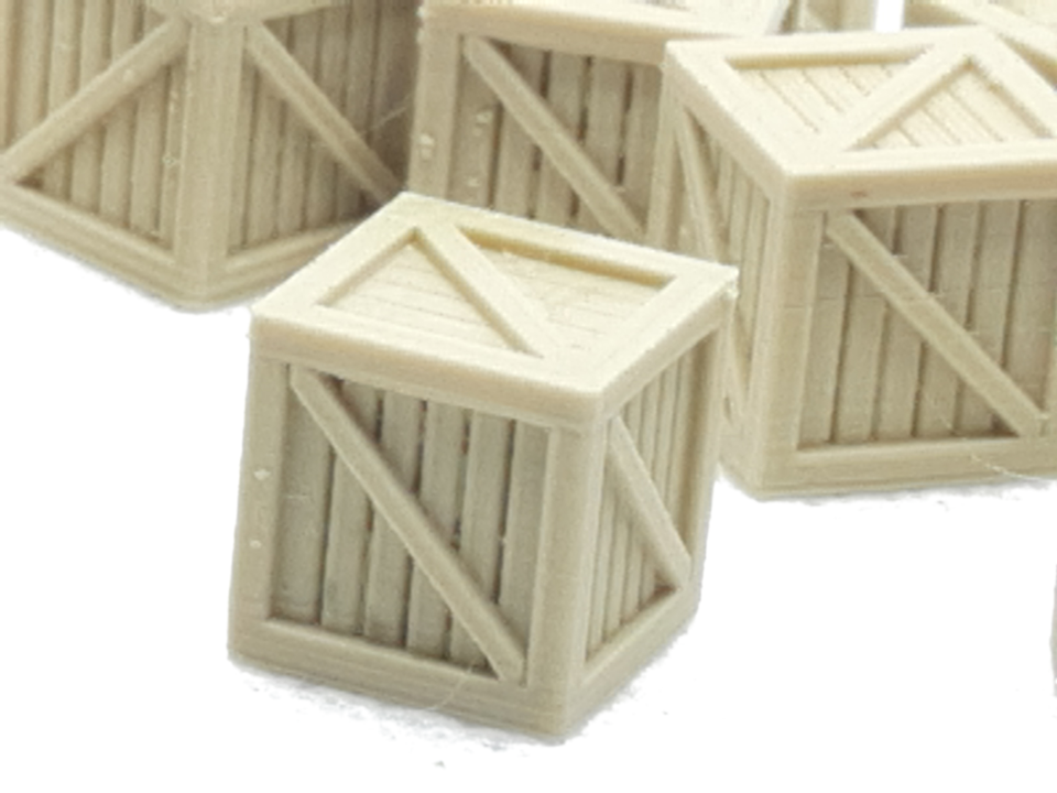 OO Gauge Wooden Crates Model Railway Scenery | eBay UK