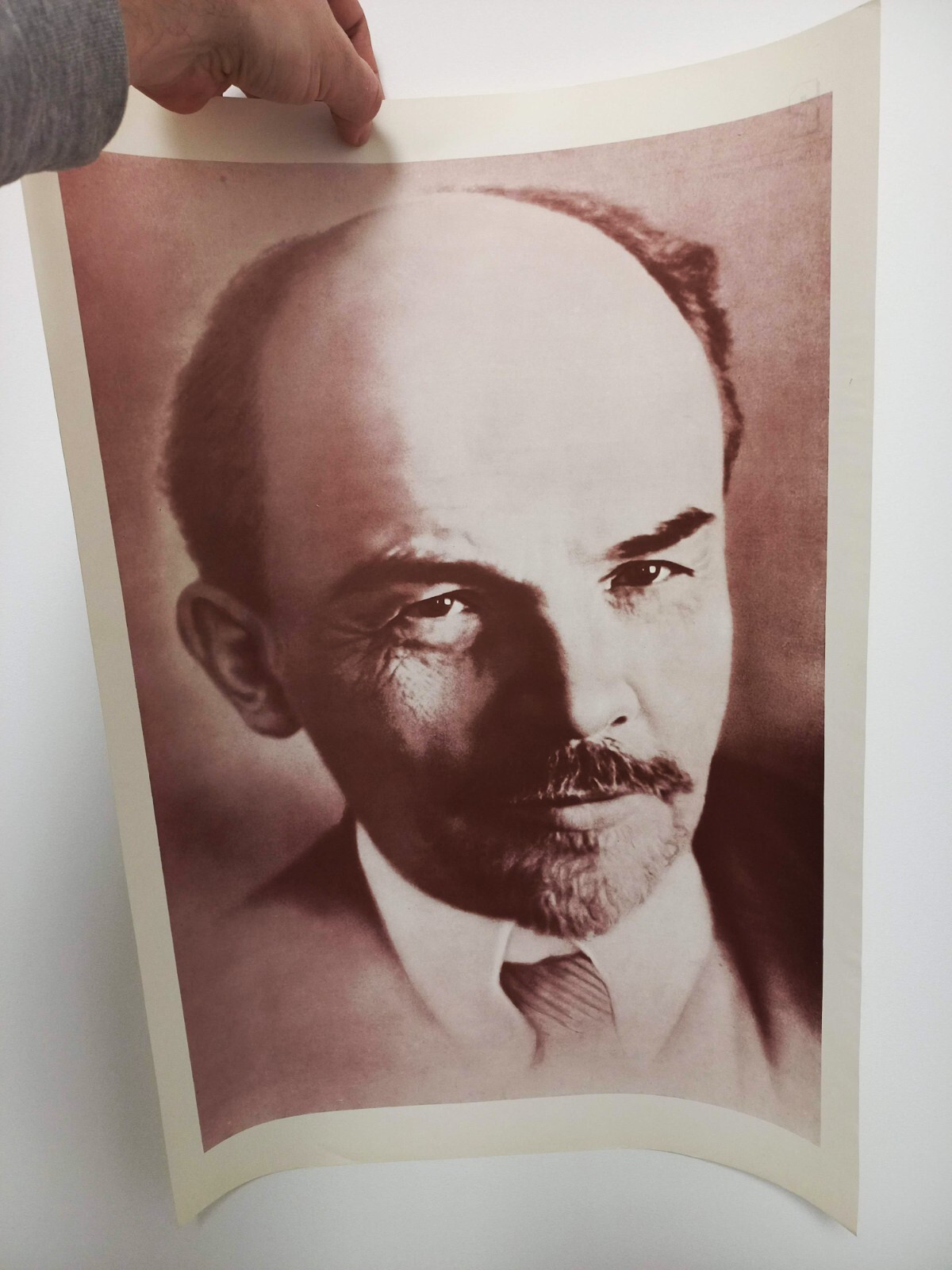 Lenin USSR Poster Large Soviet Poster with a Photo-Portrait of V.I ...