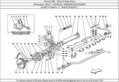 Ferrari Part 180137 Water/Oil Temperature Sensor | eBay