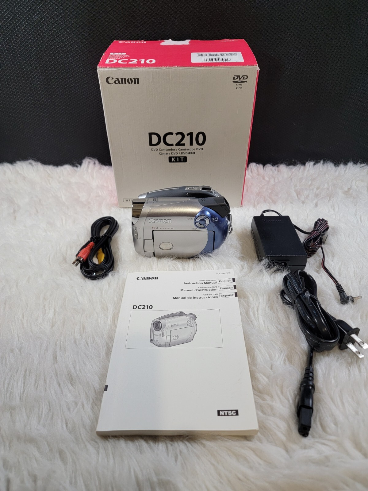 Canon DC210 DVD Camcorder with 35x Optical Zoom 13803079517 | eBay