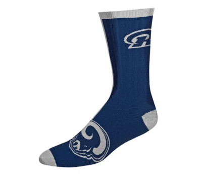 Los Angeles Rams Football Women's Navy Casual Crew Socks - Size Medium ...