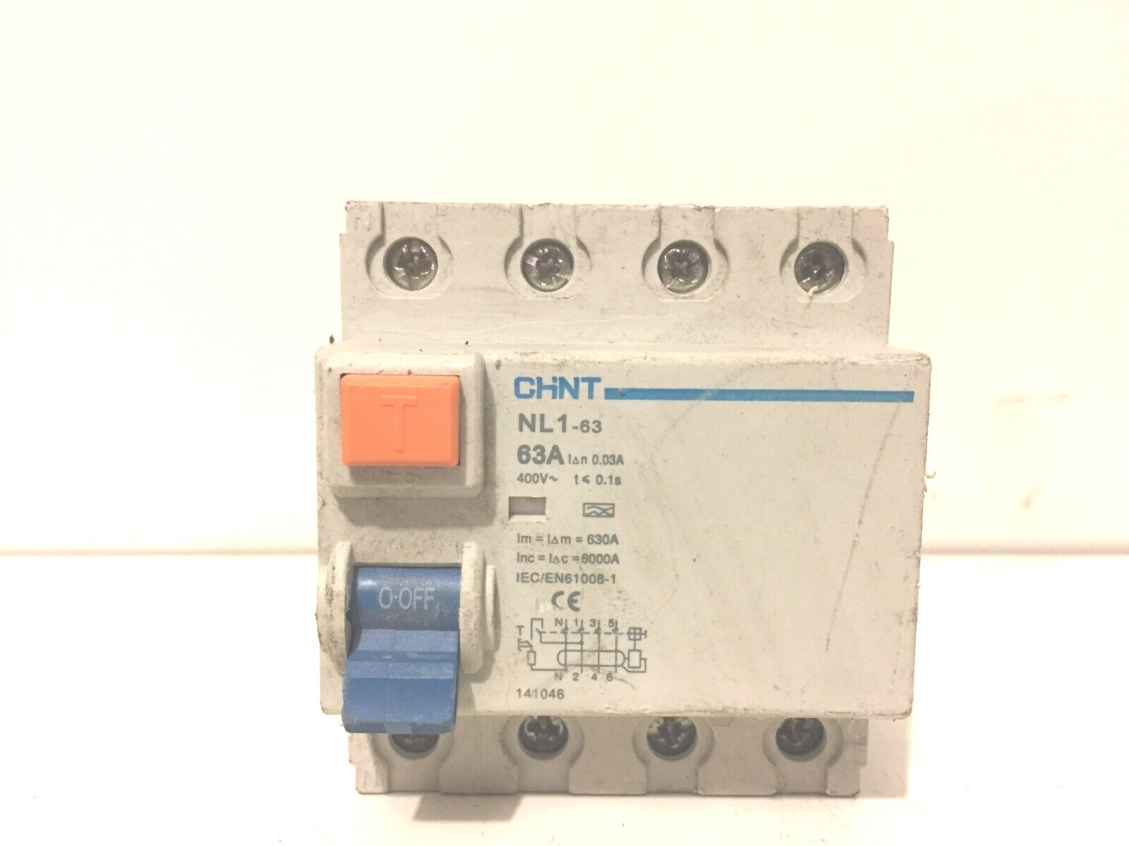 CHINT 63 AMP 30 mA DOUBLE POLE RCD BREAKER NL1-63 | eBay