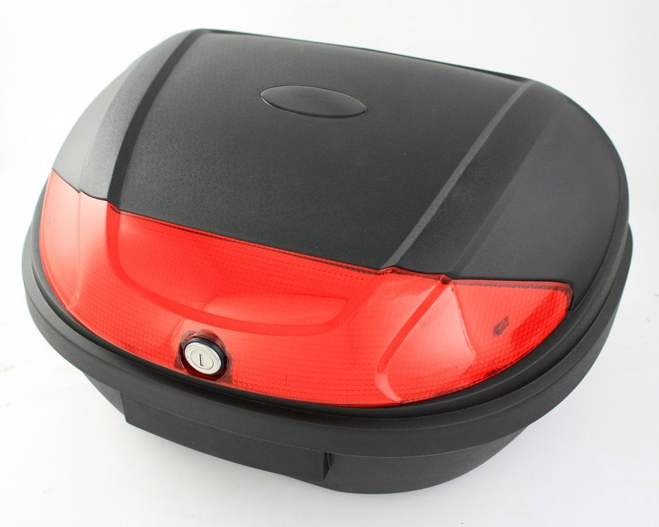 Motorcycle Top Box Extra Large XL 52L Universal Fitting Luggage Fits 2 ...