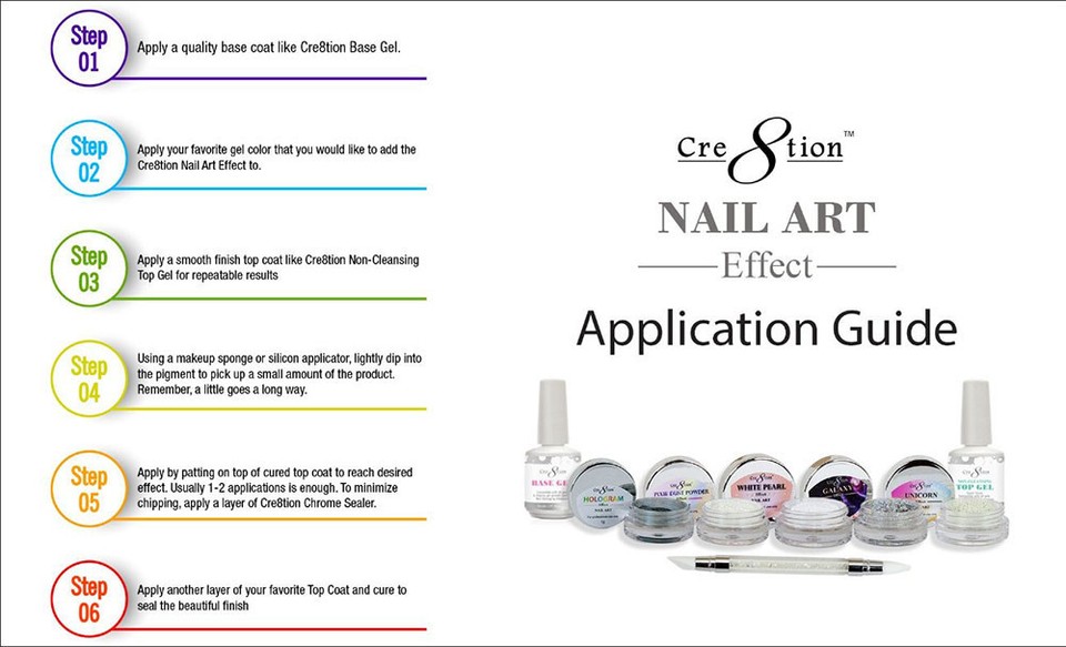 Cre8tion - Nail Art Unicorn Effect - 1g * Pick your Colors* | eBay