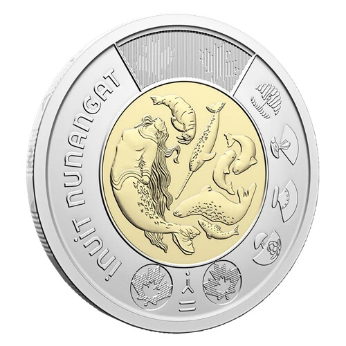 2024 CANADA $2 DOLLAR NON COLOURED BU CELEBRATING INUIT NUNANGAT TOONIE ...