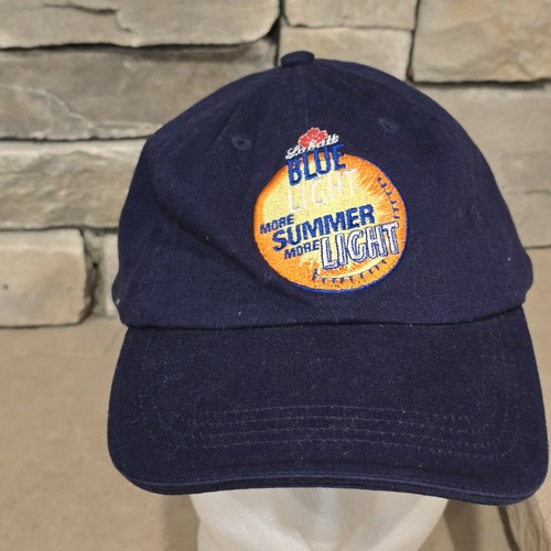 Labatt BlUE LIGHT “MORE SUMMER MORE LIGHT” strapback BLUE HAT ...