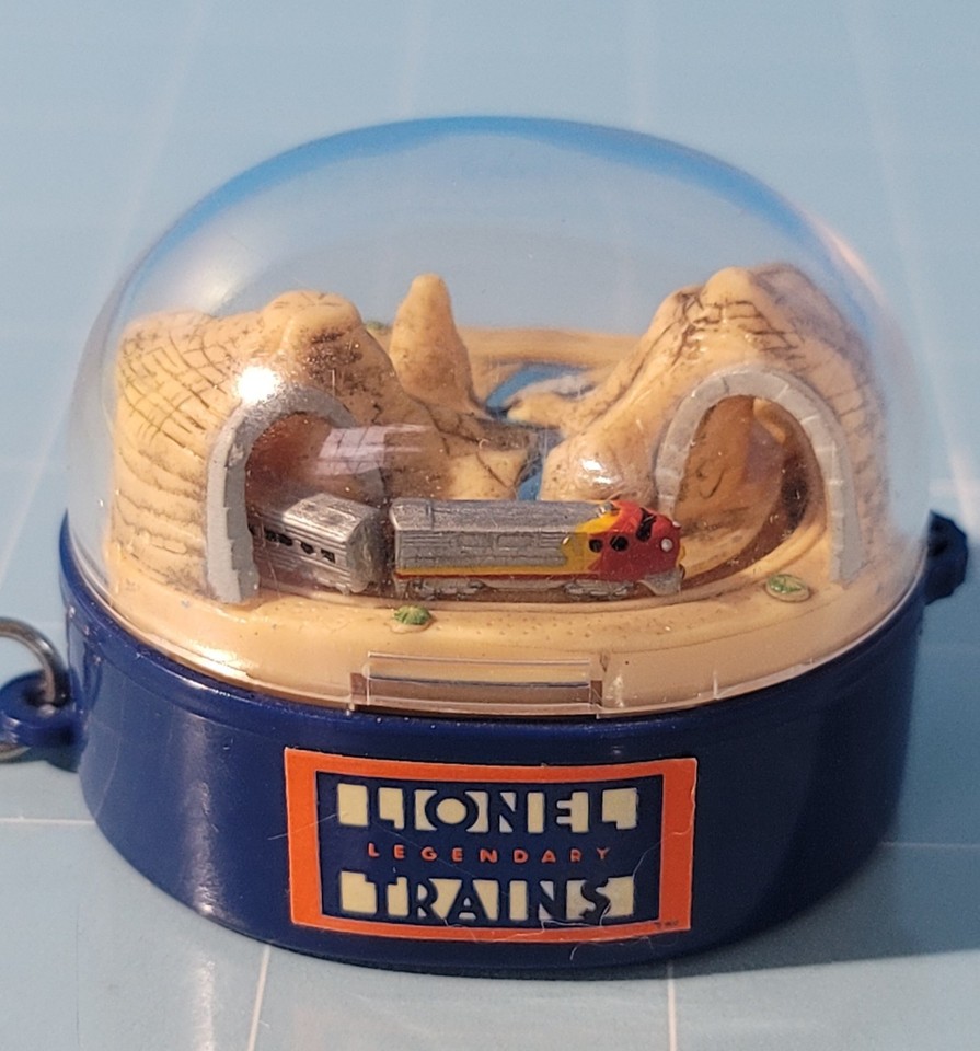 CB2: Lionel Trains Working Miniature Santa Fe Keychain (No Batteries ...