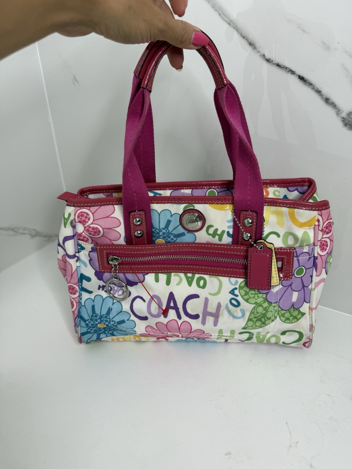 COACH Daisy Floral Flower Hamptons Weekend Signature … - Gem