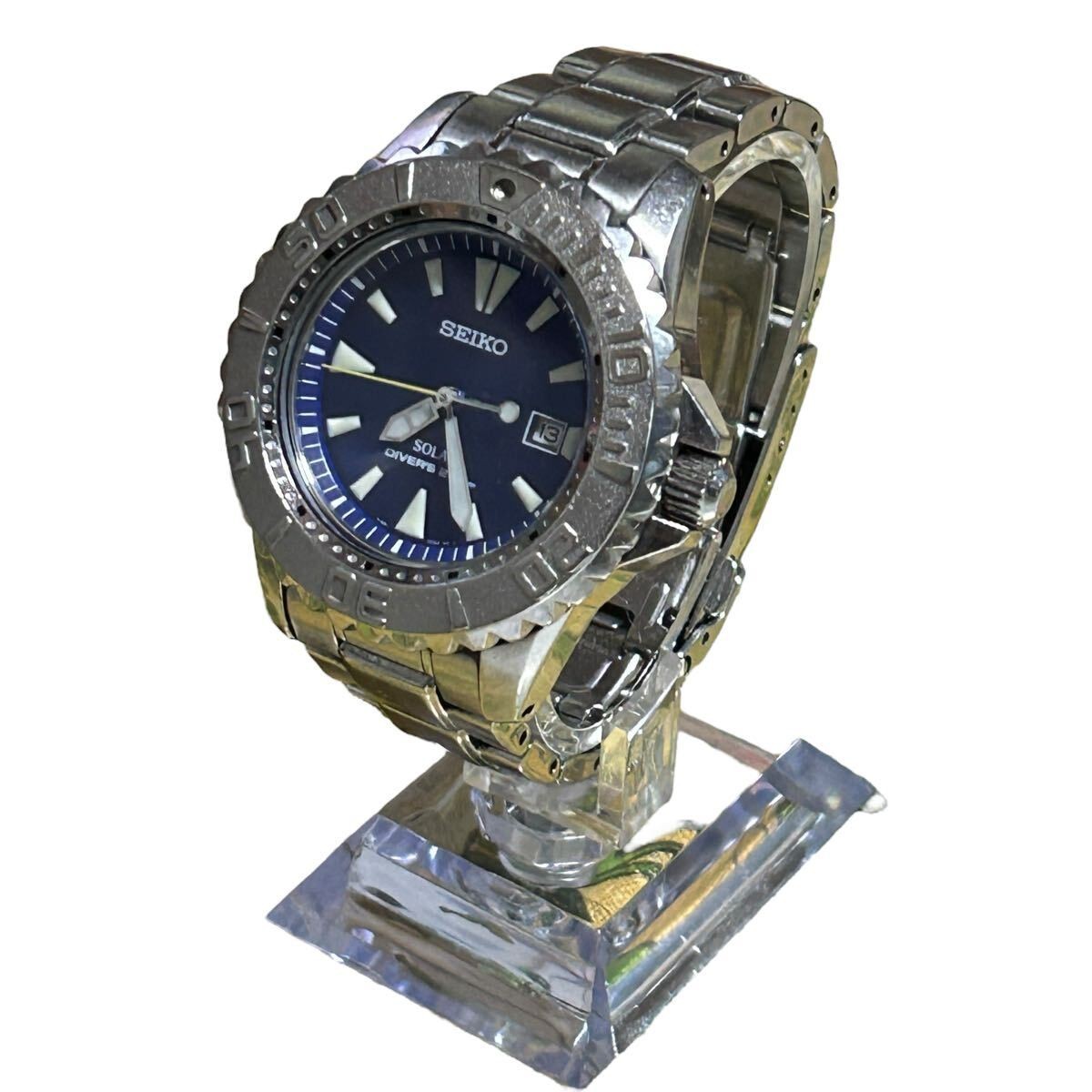 SEIKO SOLAR DIVER’S 200m V145-0CC0 Working - Gem