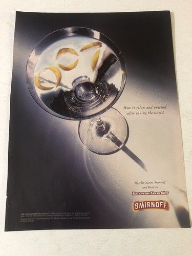 1997 Smirnoff Vodka Vintage Print Ad Advertisement pa25 | eBay UK