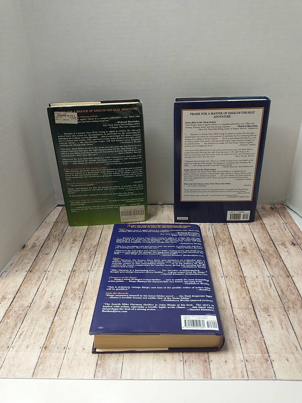 Lot of 3 John Ringo Hardcover Books Paladin of Shadows Series #3 #4 #5 ...