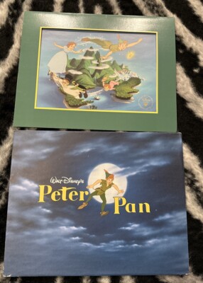 DISNEY EXCLUSIVE COMMEMORATIVE LITHOGRAPH - PETER PAN & FRIENDS FLYING ...