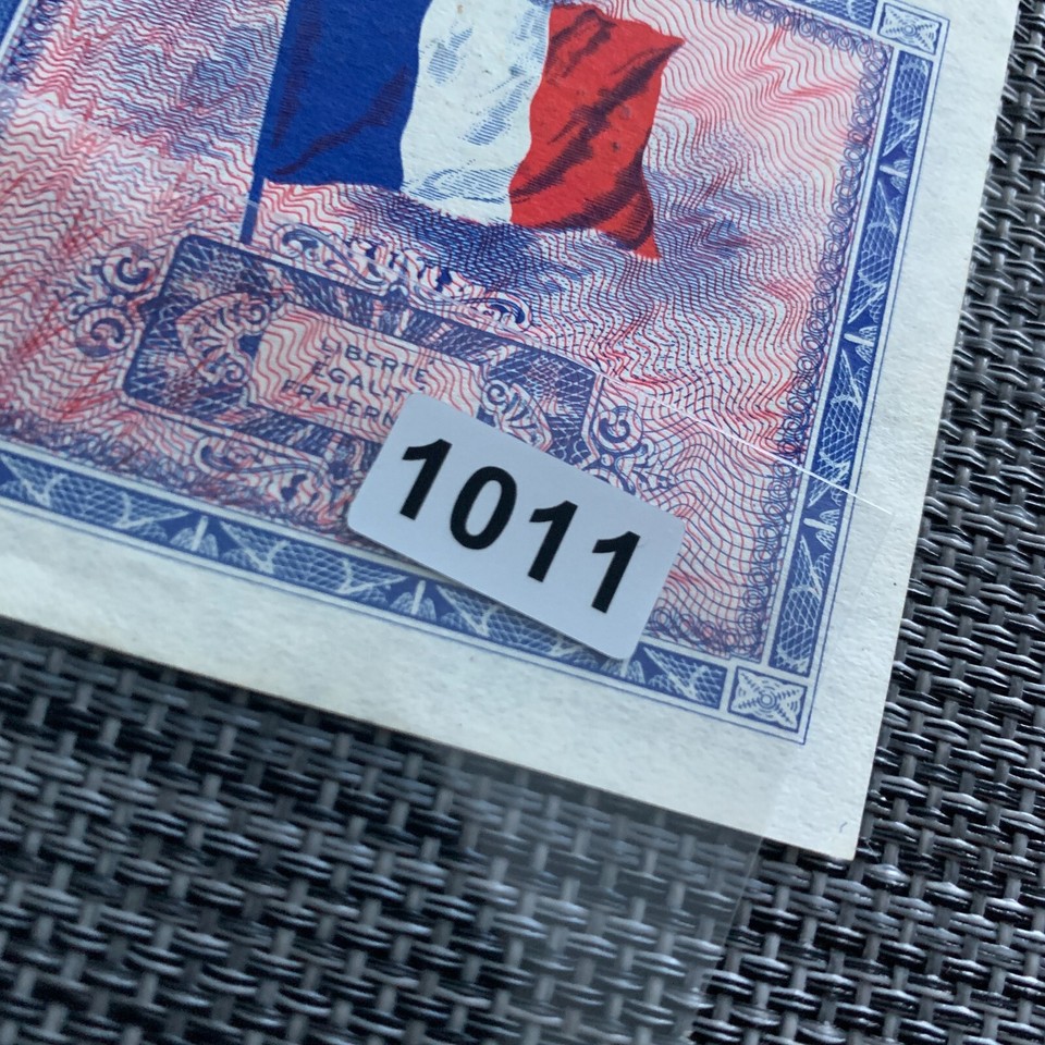 WW2 French 5 Franc 1944 (Allied Occupation Currency) France Banknote ...
