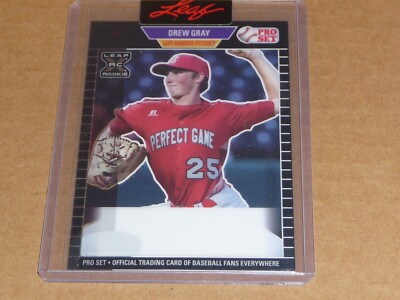 Leaf PRO SET DREW GRAY PRE PRODUCTION PROOF 1/1 CUBS B6562 | eBay