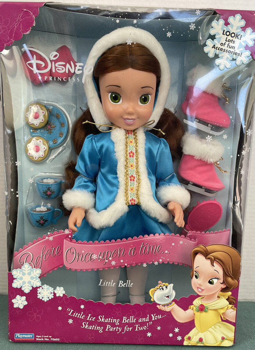 New DISNEY Princess Little Belle Skating Party By Playmates | eBay