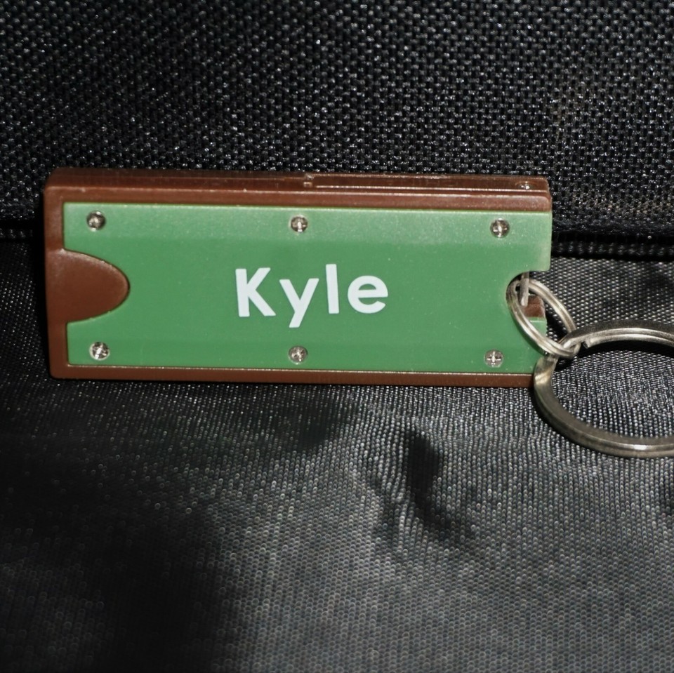 Personalized Keychain Light Up Key Ring Choose Name Colorful Mini Flash ...