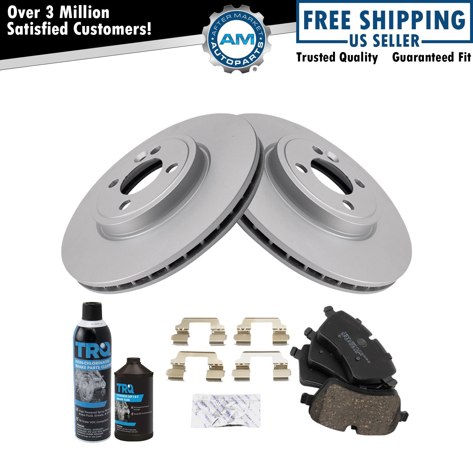 Front Ceramic Brake Pads & Rotor Kit Fits 2007-2015 Mini Cooper | eBay