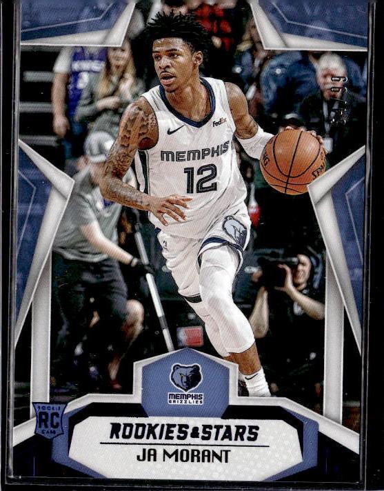 2019-20 Panini Chronicles - Rookies and Stars Ja Morant #681 Blue /99 ...