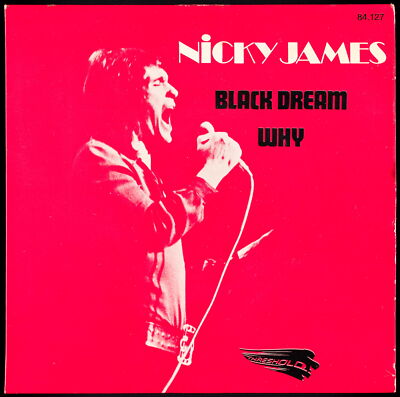 NICKY JAMES - Black Dream - 1973 France SP 45 tours | eBay