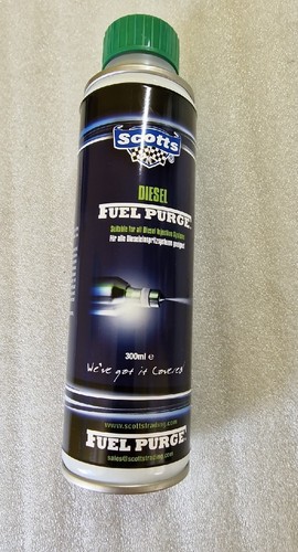 1x Scotts Fuel Purge diesel engines system injection 300ml brand new ...