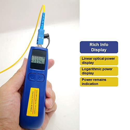 Optical Power Meter -70~+10 dBm Fiber Light Meter for Testing 6 ...